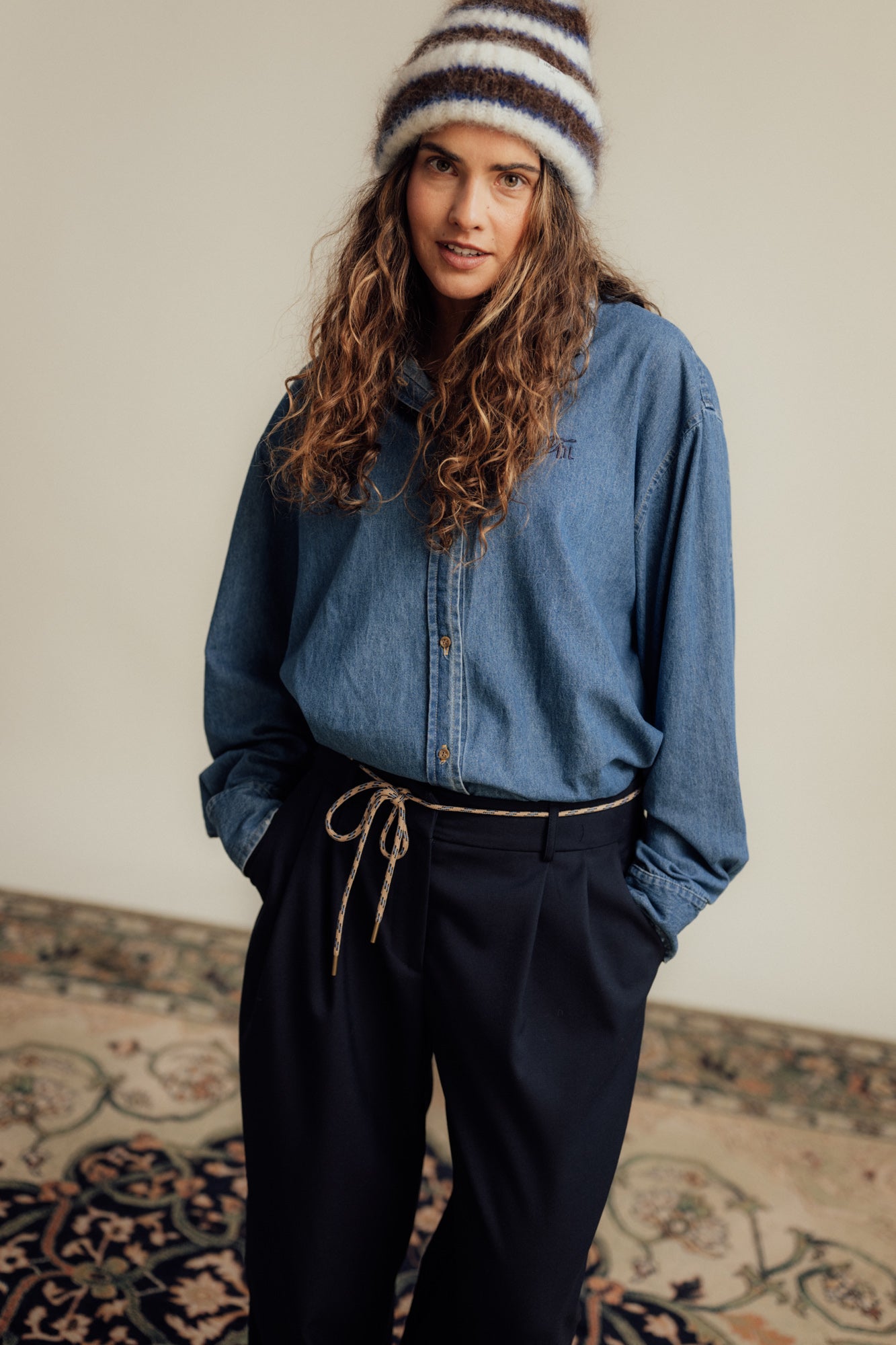 Hailey Jeans Blue Shirt